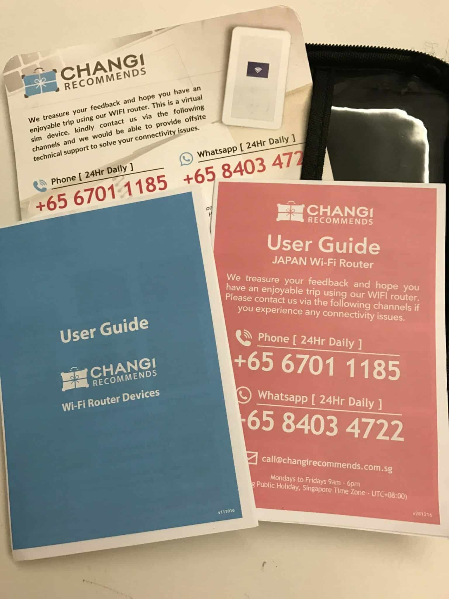 Changi Recommends Portable Wifi Routers