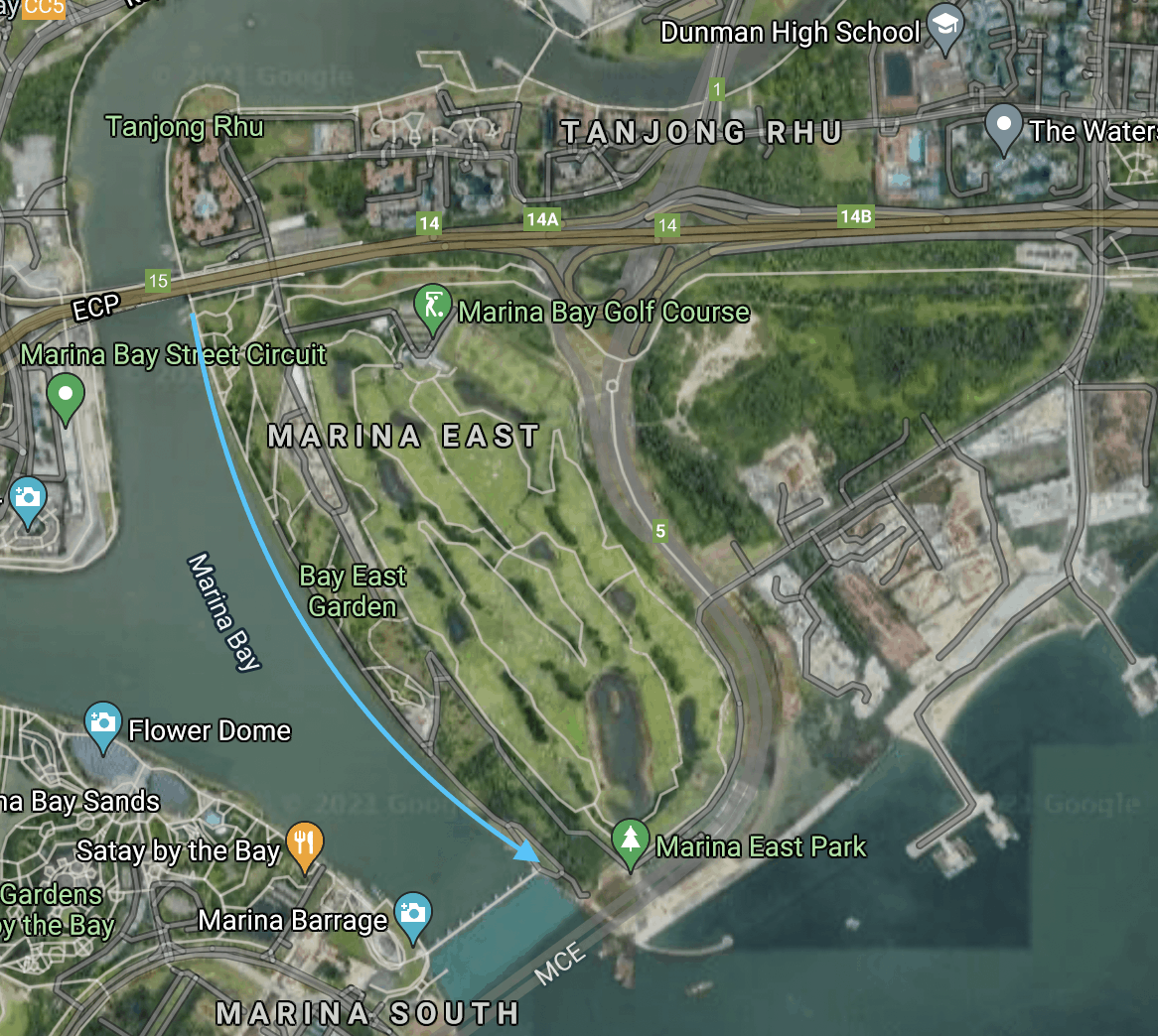 Tanjong Rhu PCN To Keppel Marina East Desalination Plant